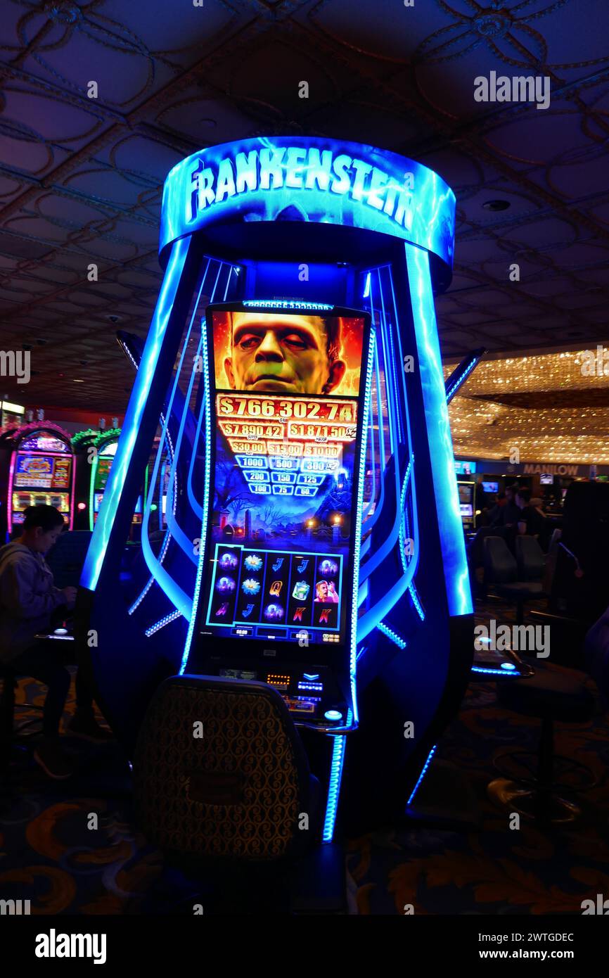 Las Vegas, Nevada, USA 8th March 2024 Frankenstein Slot Machine at ...