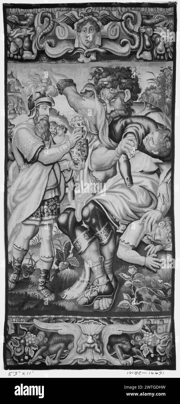 Polyphemus and odysseus Black and White Stock Photos & Images - Alamy