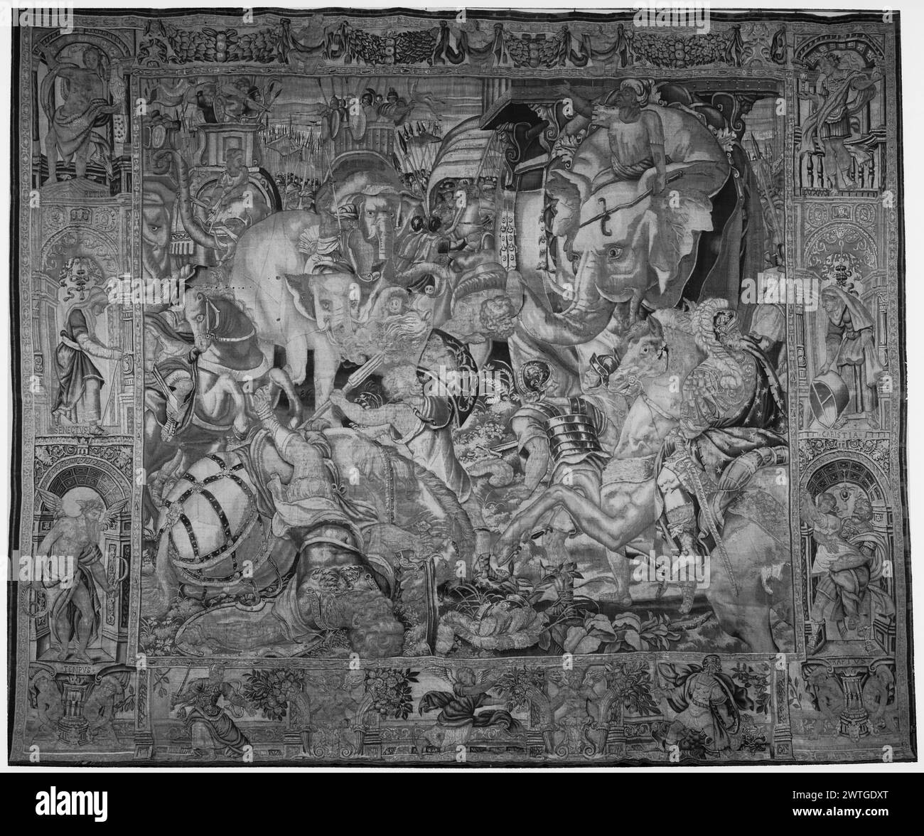 Battle of Zama. Giulio Romano (Italian, 1492/99-1546) (designed after ...