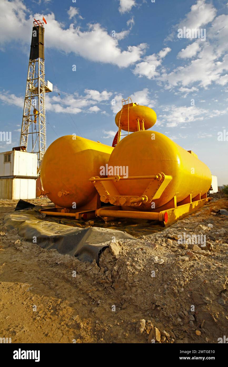 The oil tank Stock Photo - Alamy