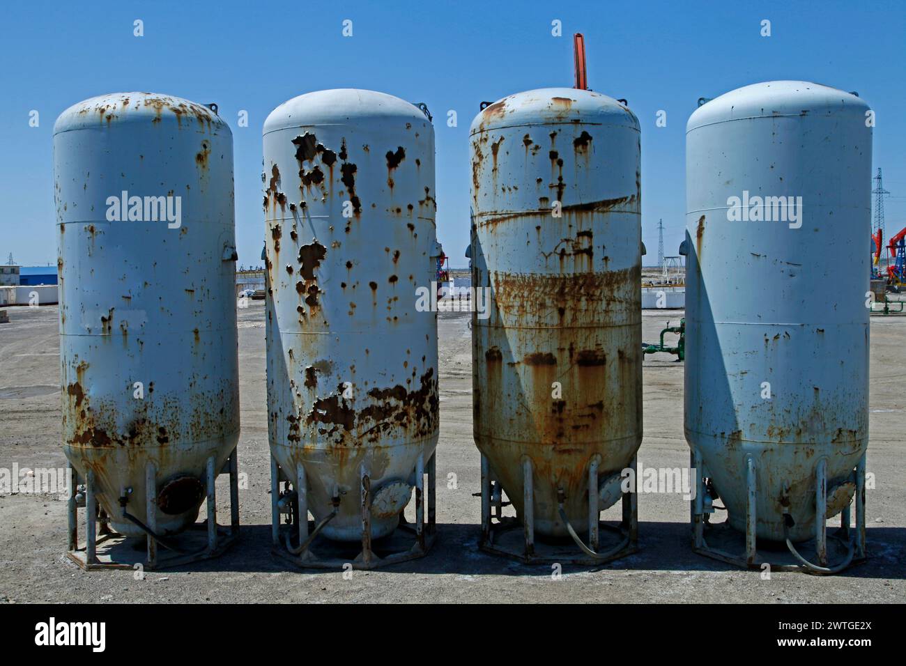 The oil tank Stock Photo - Alamy