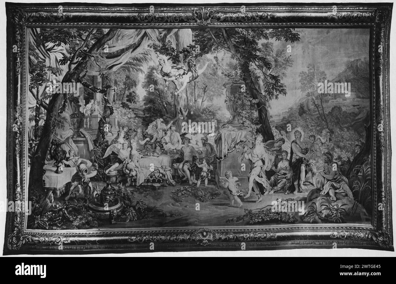 Feast on Mount Olympus. unknown c. 1710-1730 Tapestry Dimensions: H 12 ...