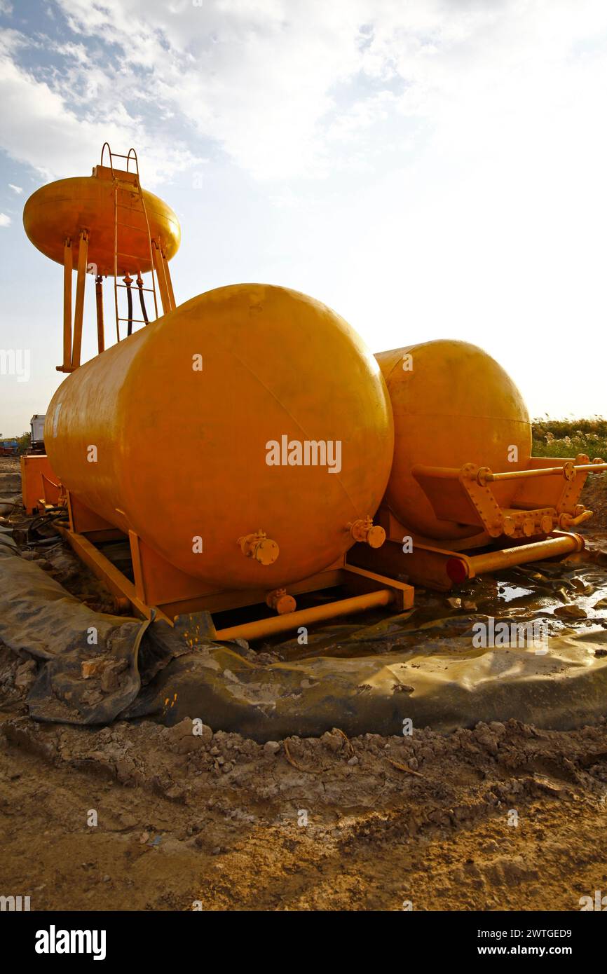 The oil tank Stock Photo - Alamy