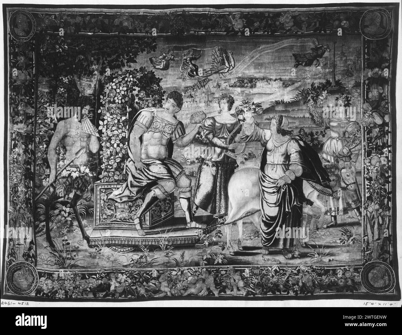 Putti medallion Black and White Stock Photos & Images - Alamy