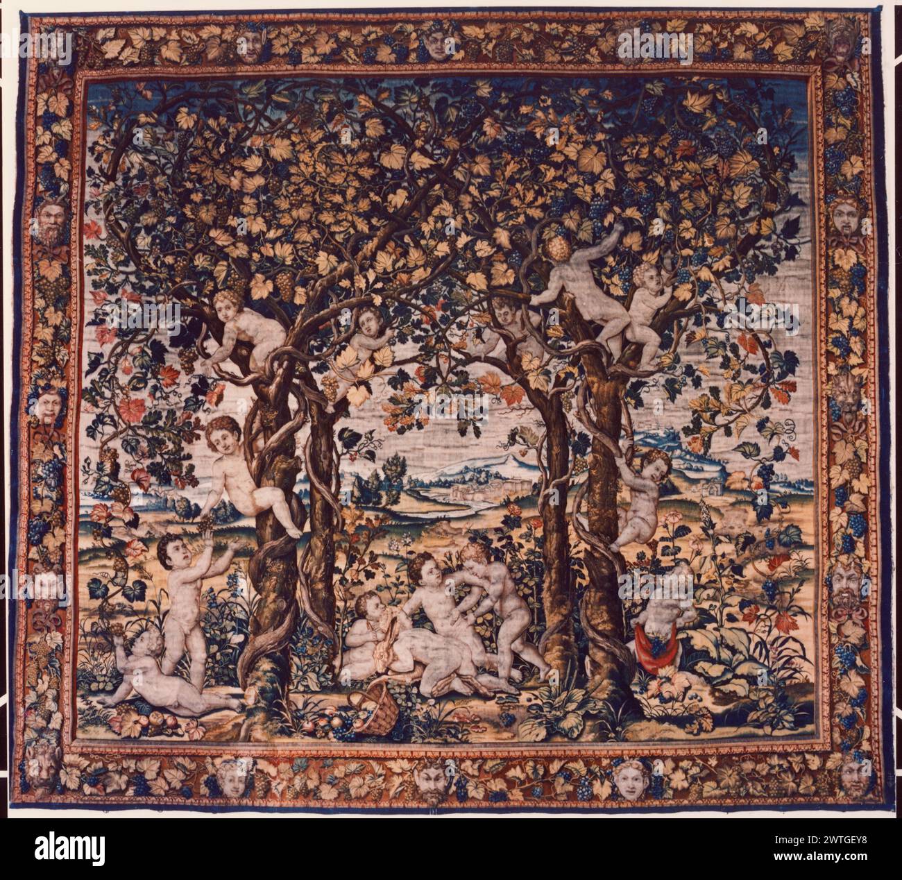 Children playing among trellises. Giulio Romano (Italian, 1492/99-1546 ...