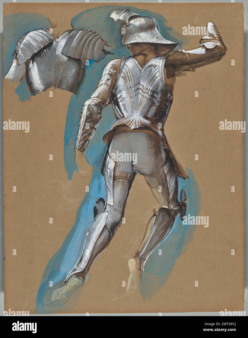 Study for Perseus. Edward Burne-Jones (British, 1833 - 1898) about 1882 ...