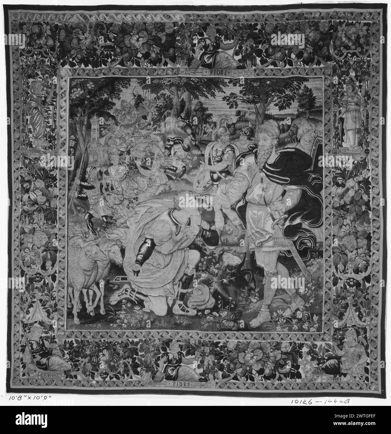 Meeting between Esau and Jacob . unknown c. 1550-1560 Tapestry ...