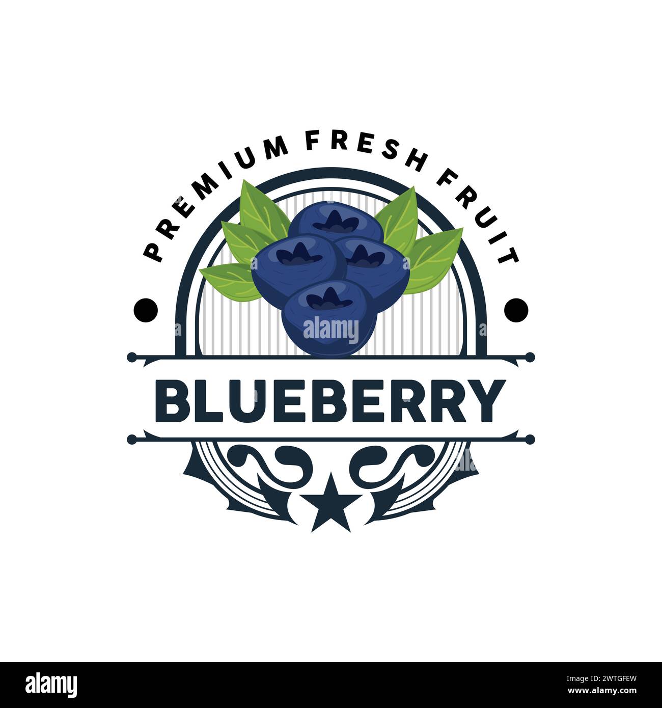 Vintage fruit garden Stock Vector Images - Alamy