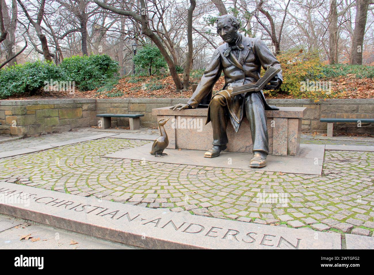Hans Christian Andersen monument, at the western edge of Conservatory ...