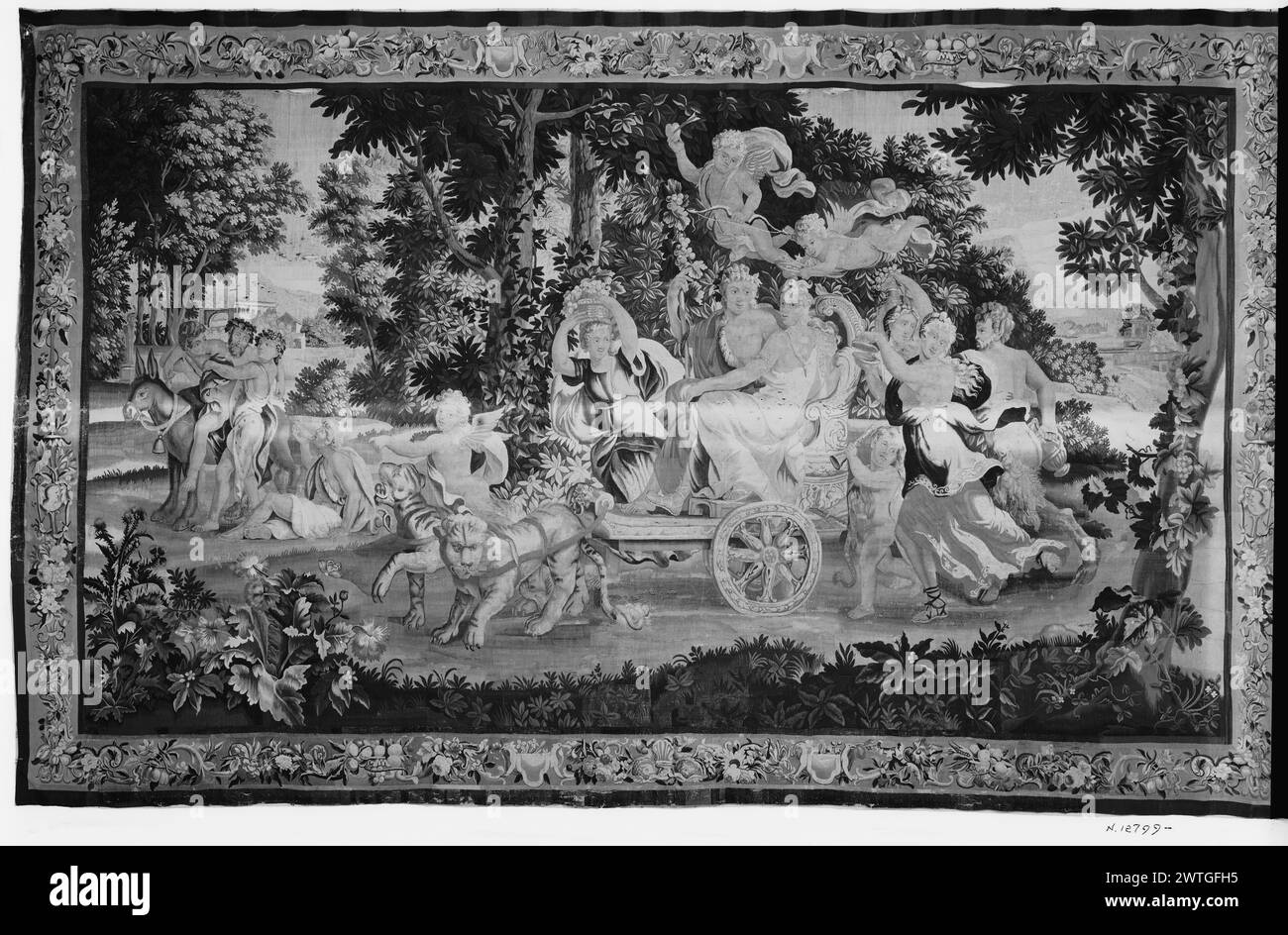 Wedding of Bacchus (Dionysus) and Ariadne. unknown c. 1675-1700 ...