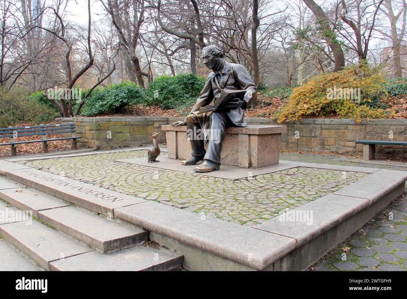Hans Christian Andersen monument, at the western edge of Conservatory ...