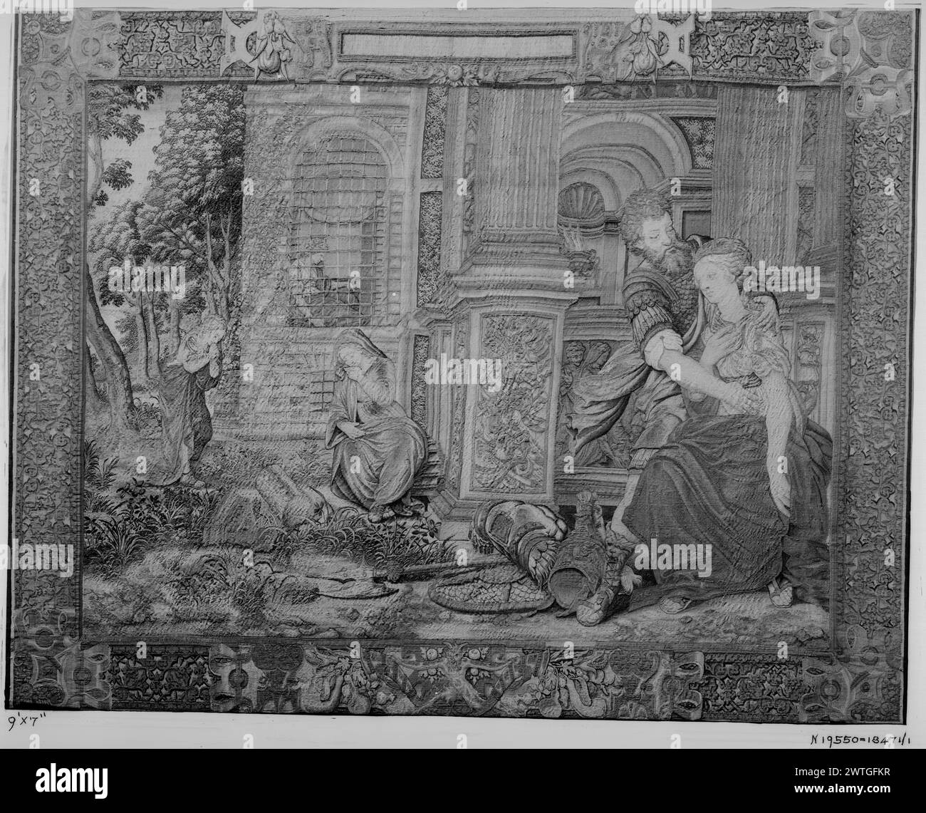 Rape of Rhea Silvia. Pannemaker, Wilhelm de (Netherlandish (before 1600 ...