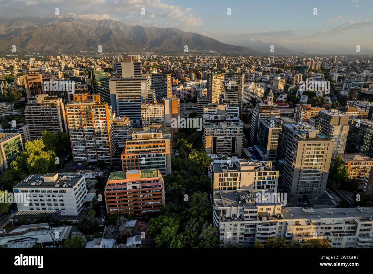 Beautiful aerial view of the Plaza de Armas, Metropolitan Cathedral of ...