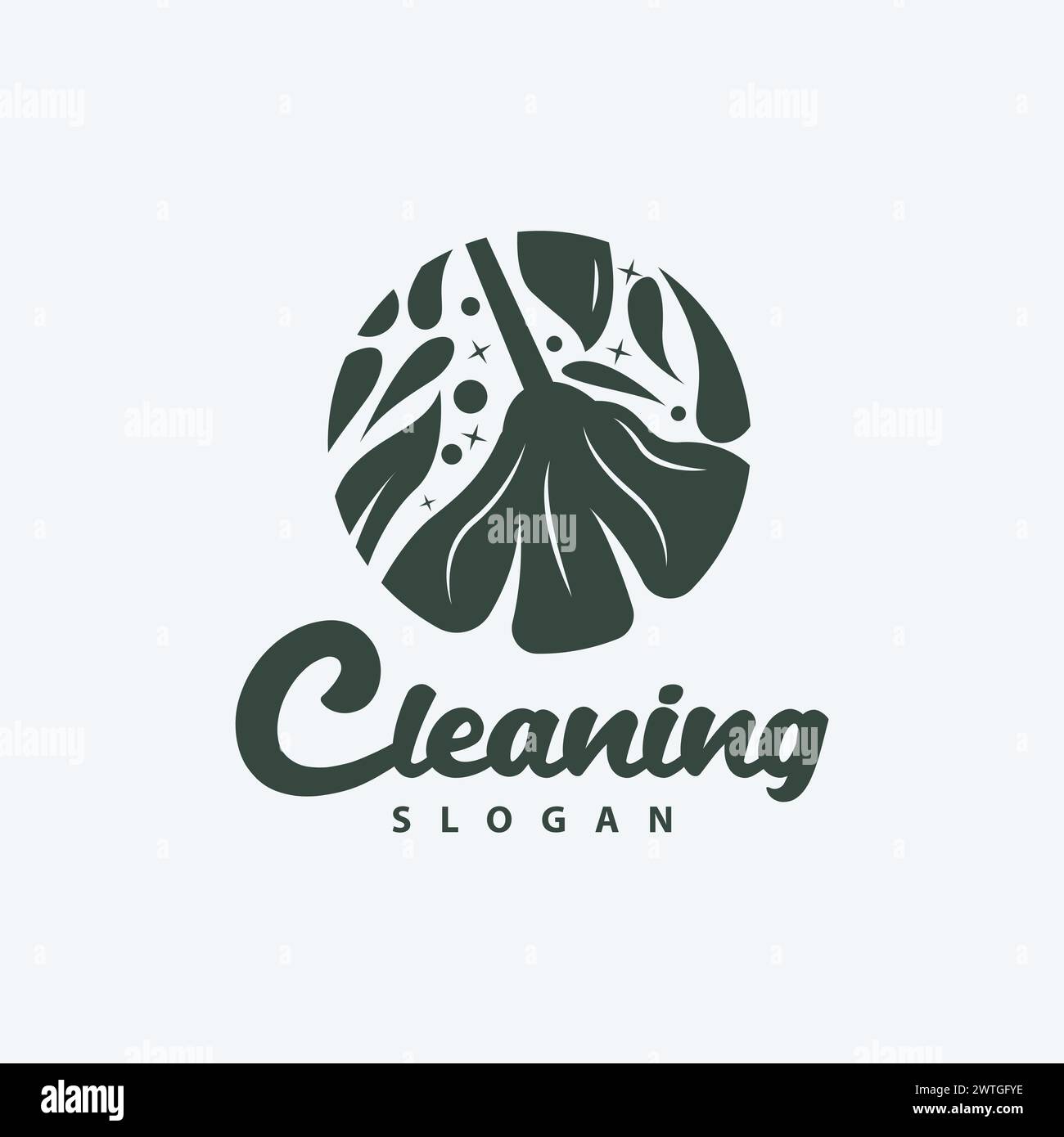 Cleaning Logo, Vector Cleaning Clean Service, Simple Minimalist Design ...