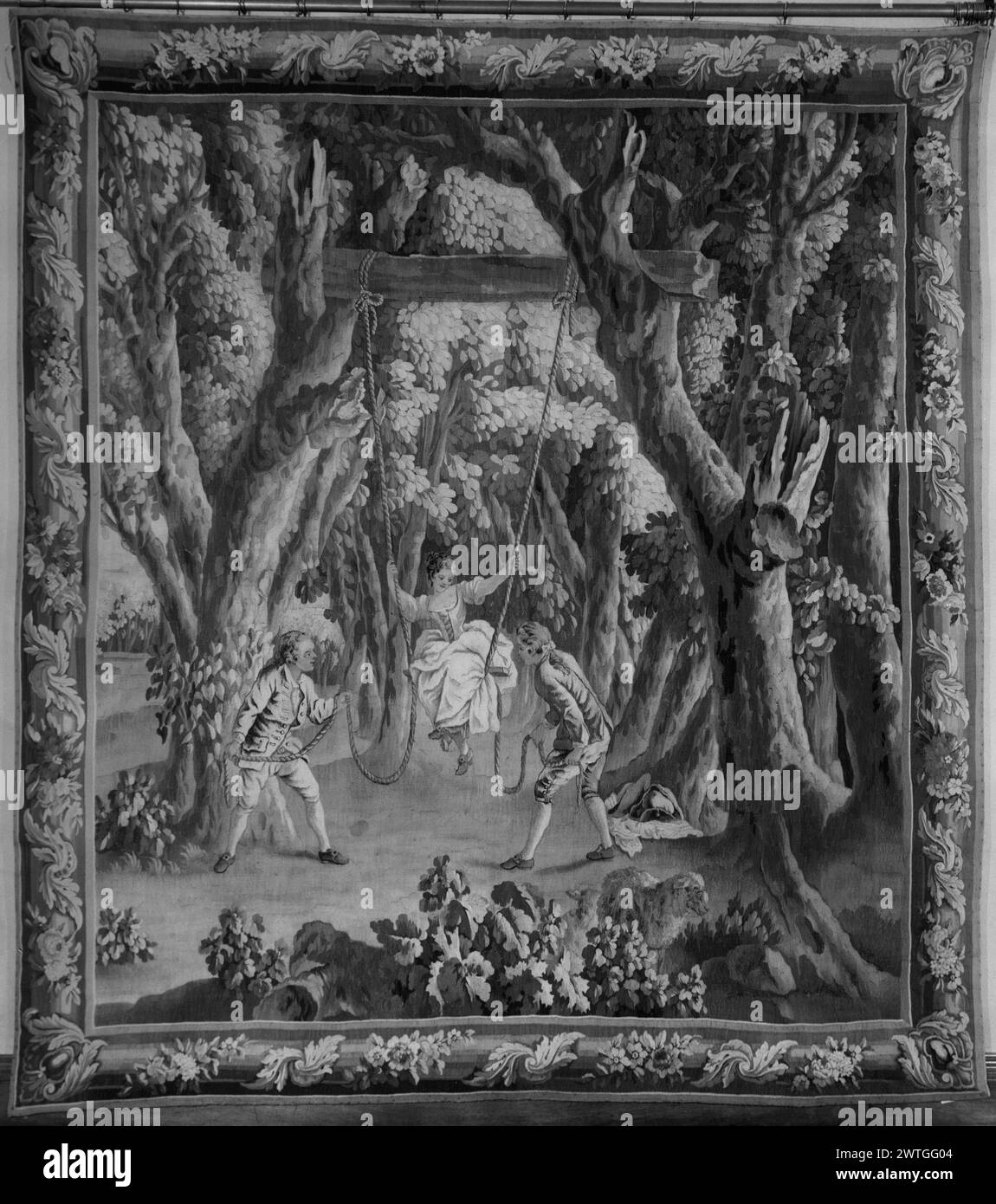 Swing. unknown c. 1780-1810 Tapestry Dimensions: H 8'5" x W 7'8 ...