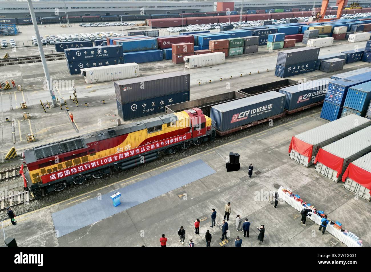 **CHINESE MAINLAND, HONG KONG, MACAU AND TAIWAN OUT** The special train ...