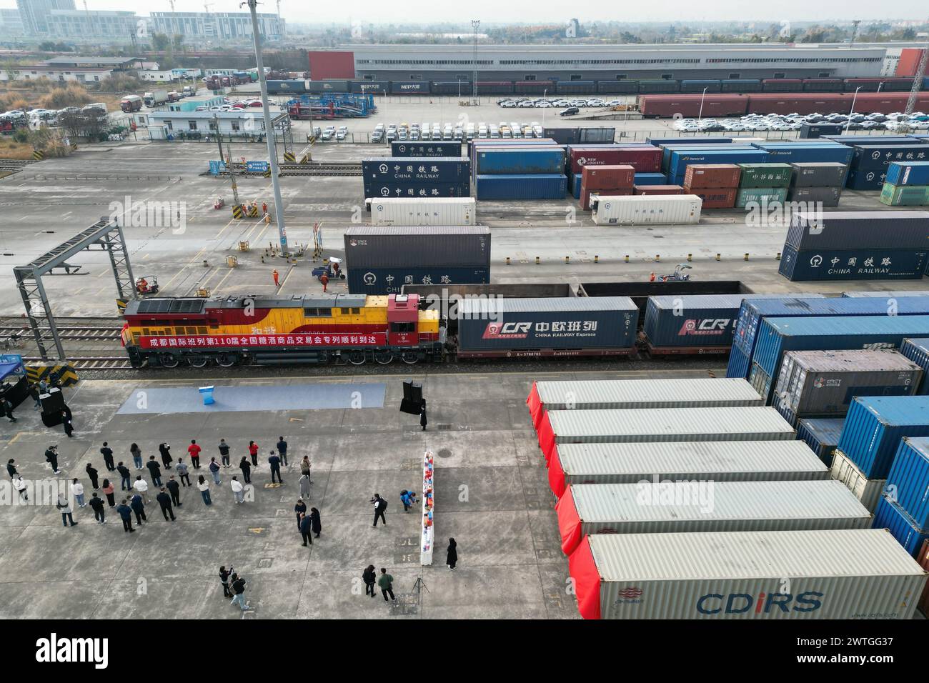 **CHINESE MAINLAND, HONG KONG, MACAU AND TAIWAN OUT** The special train ...