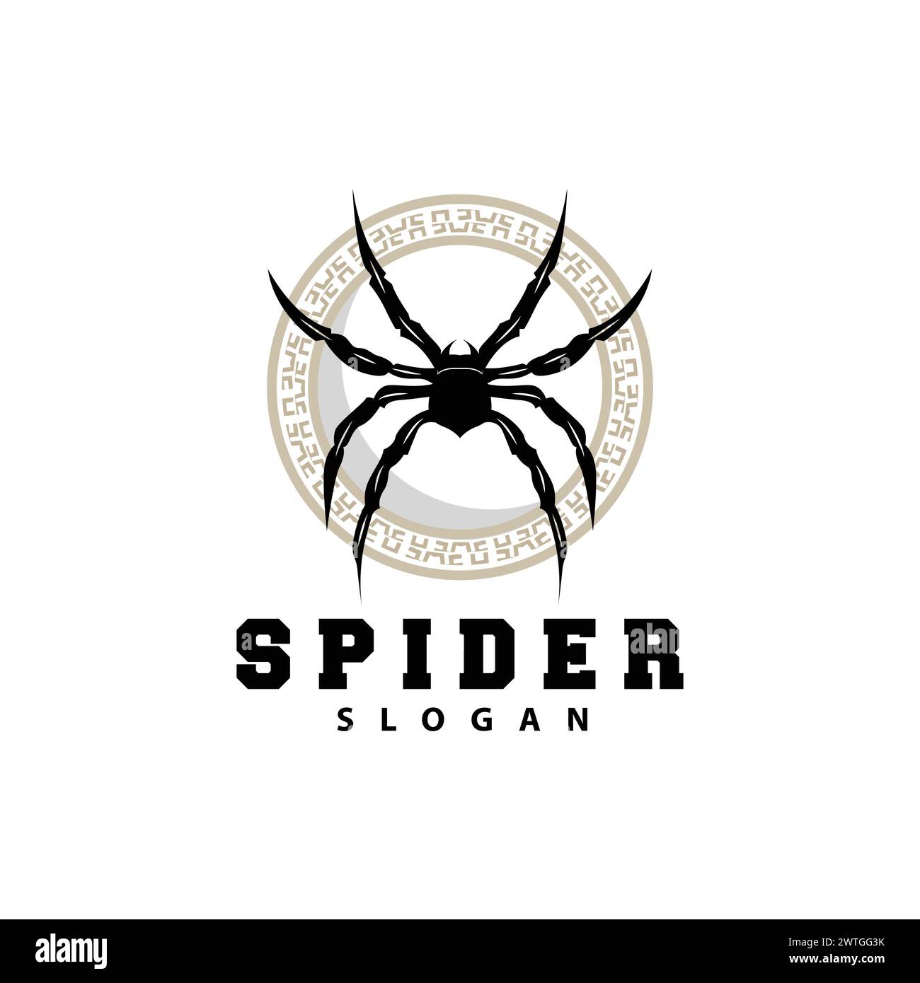 Spider Logo, Insect Animal Vector, Premium Vintage Design, Icon ...