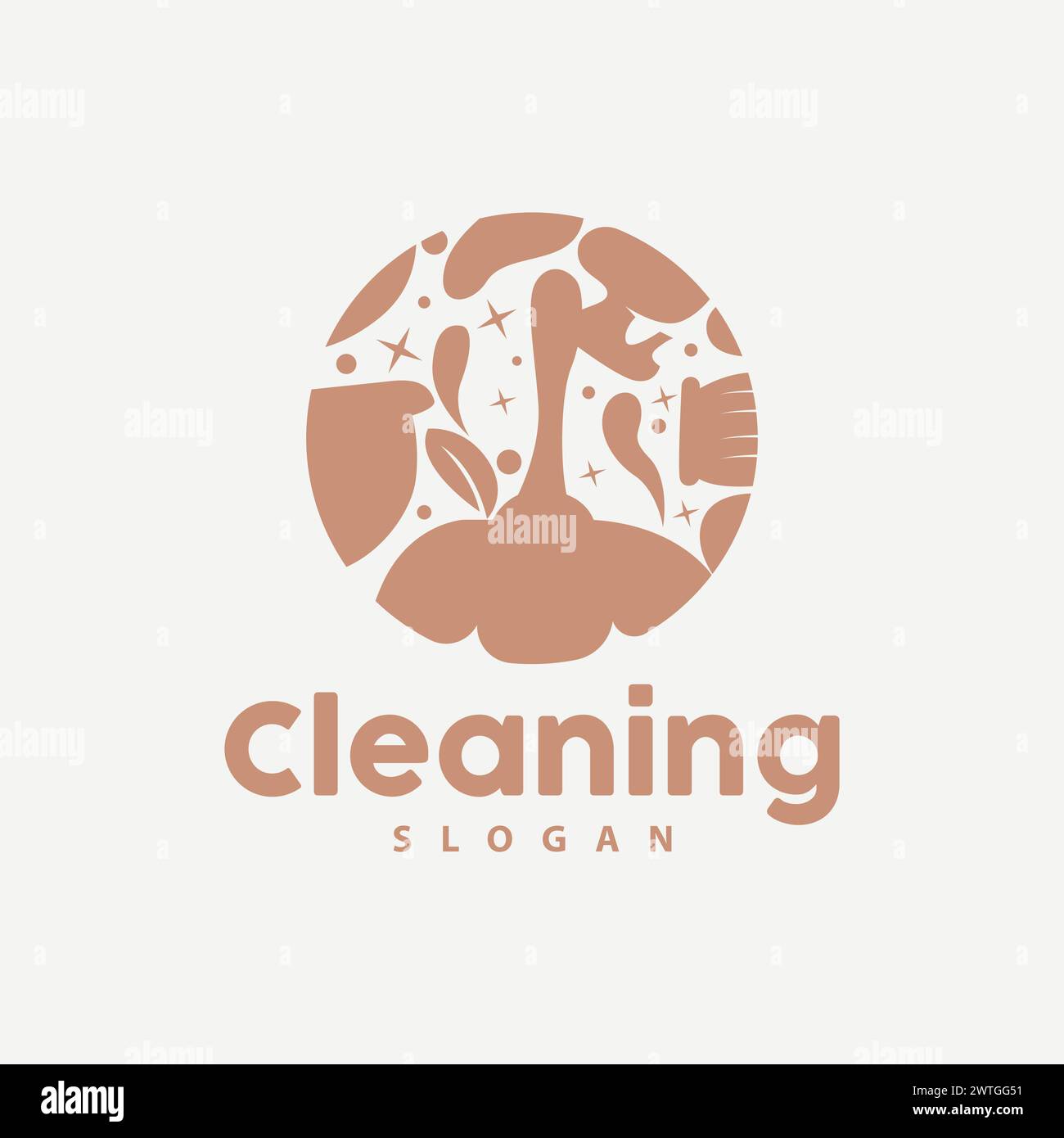 Cleaning Logo, Vector Cleaning Clean Service, Simple Minimalist Design ...