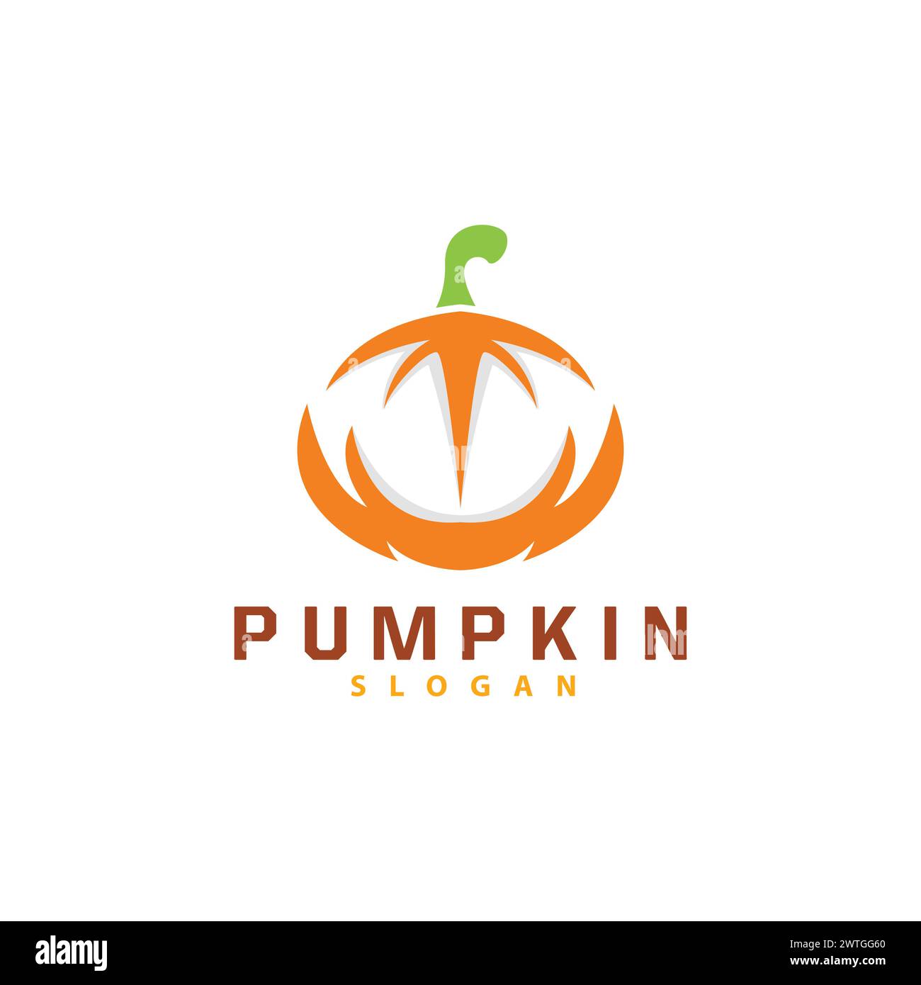 Pumpkin Logo, Pumpkin Vector, Healthy Vegetable Fruit Farmer, Premium ...
