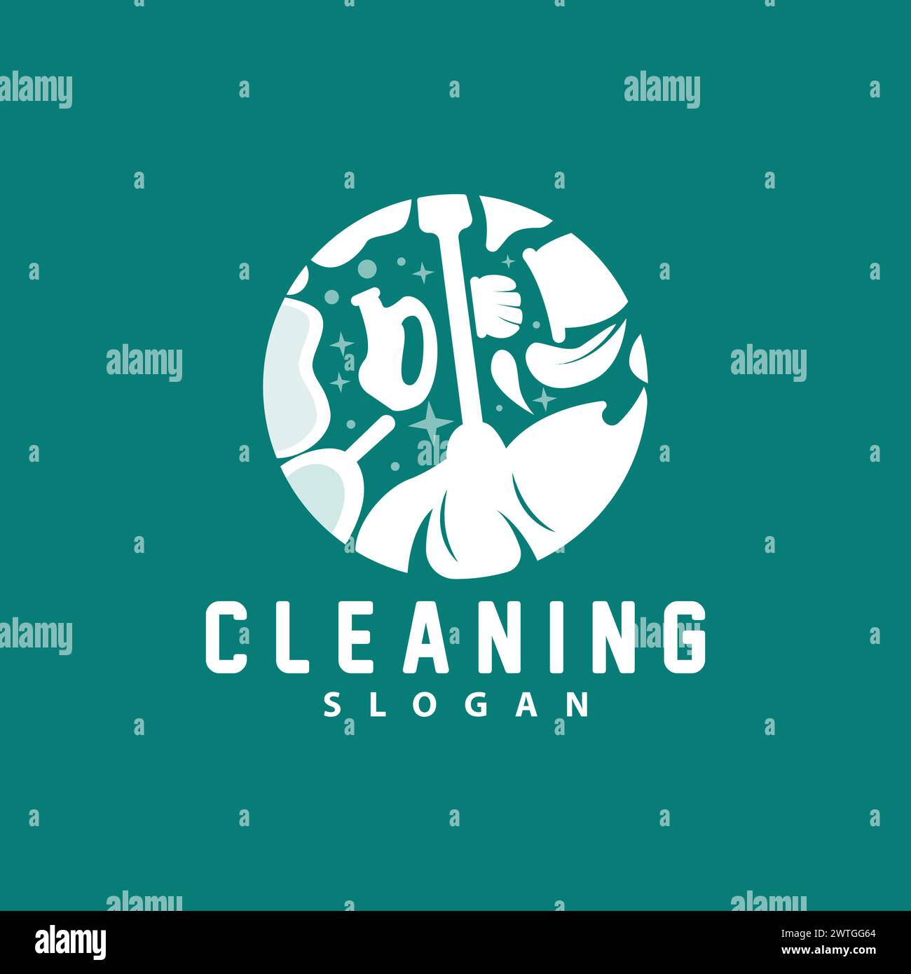 Simple green cleaner Stock Vector Images - Alamy