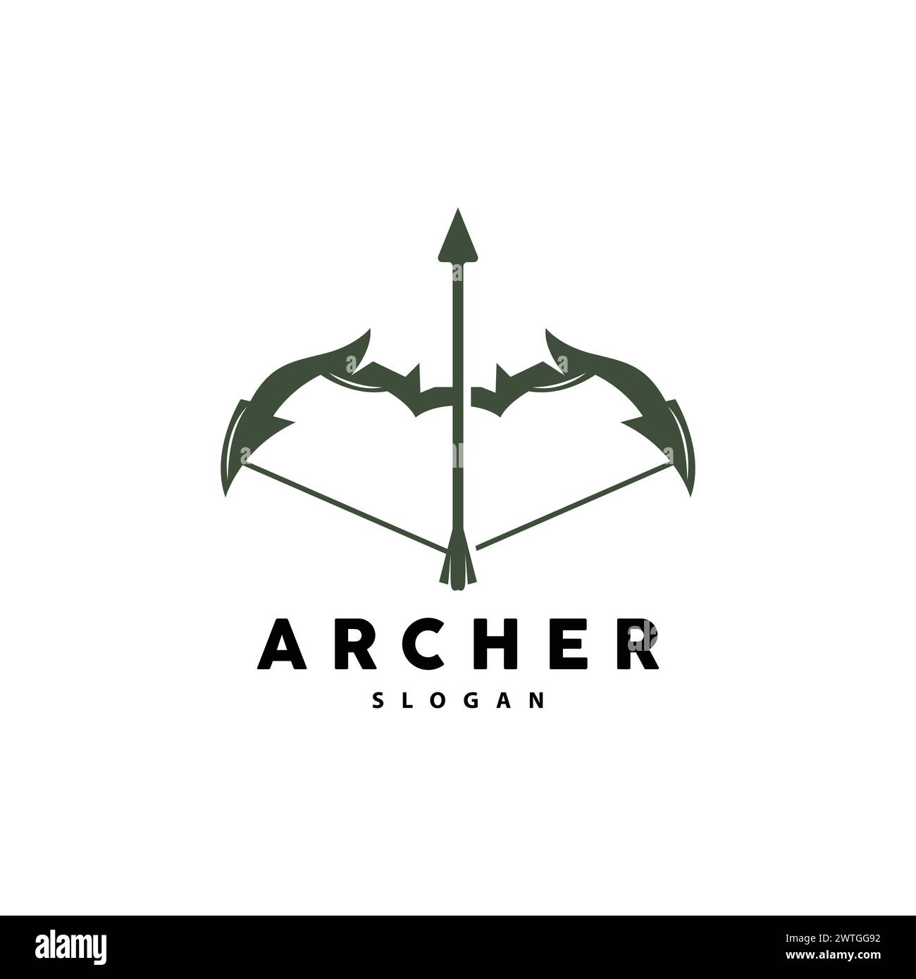 Archer Logo, Archery Arrow Vector, Elegant Simple Minimalist Design ...