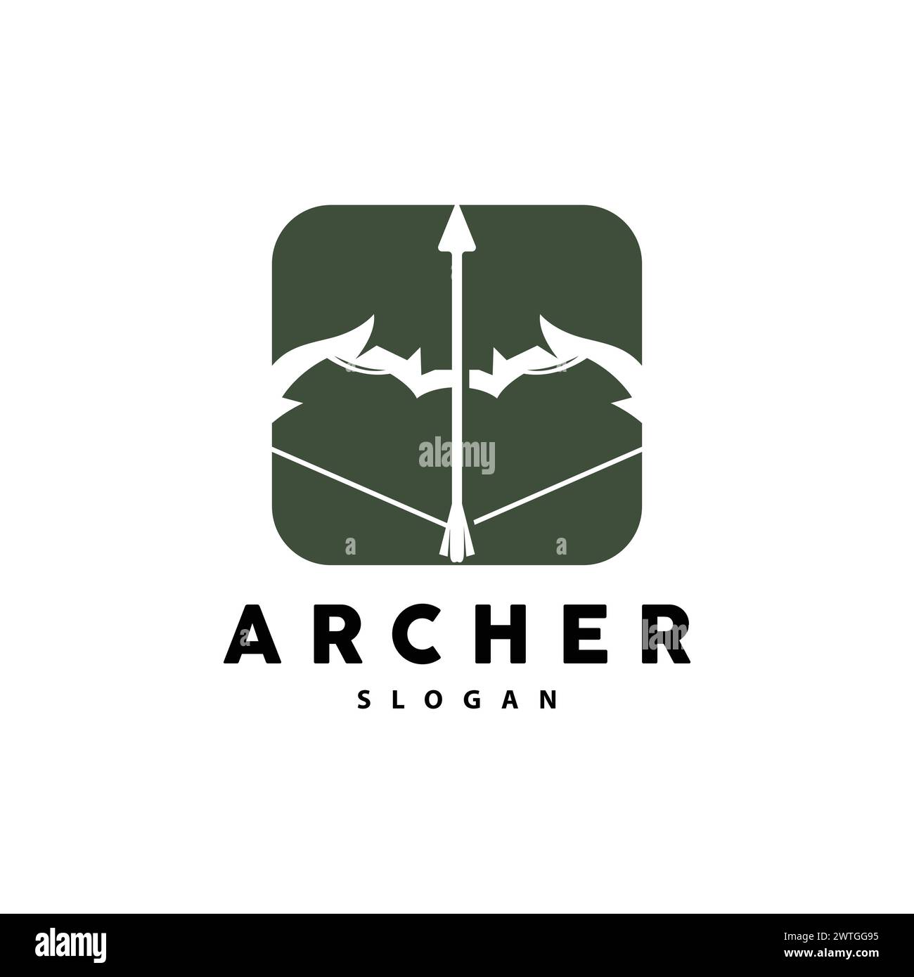 Archer Logo, Archery Arrow Vector, Elegant Simple Minimalist Design ...