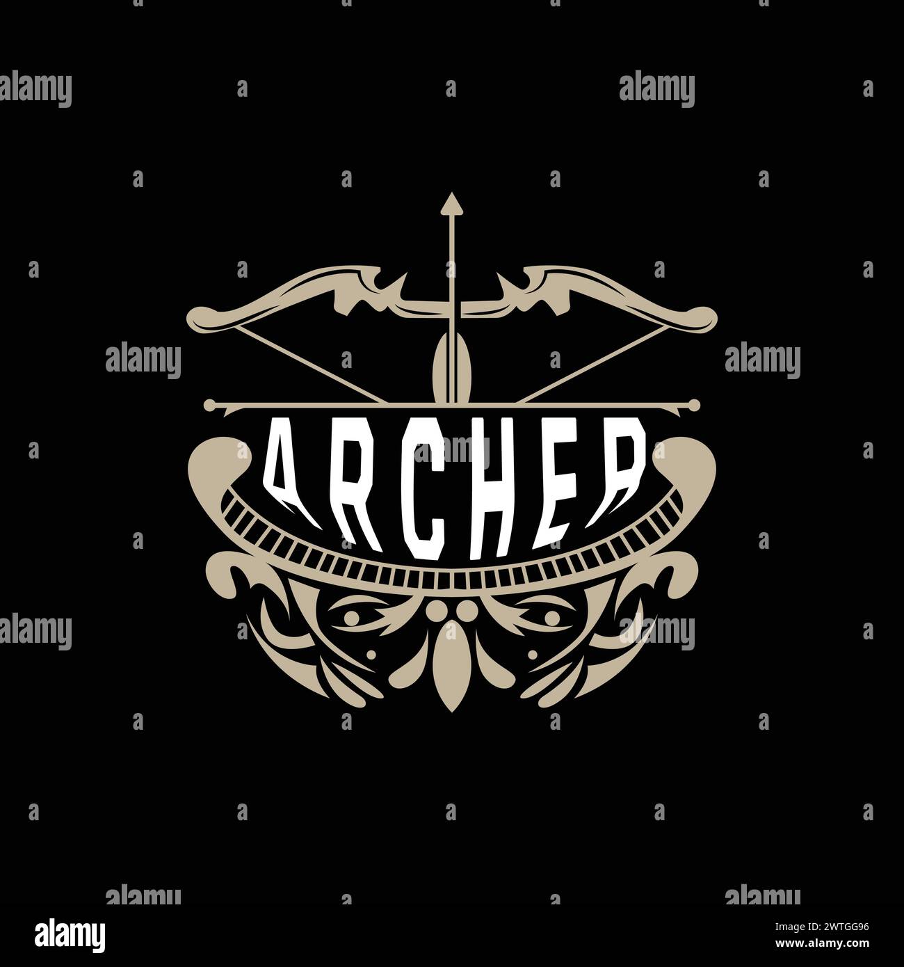 Archer Logo, Archery Arrow Vector, Elegant Simple Minimalist Design ...