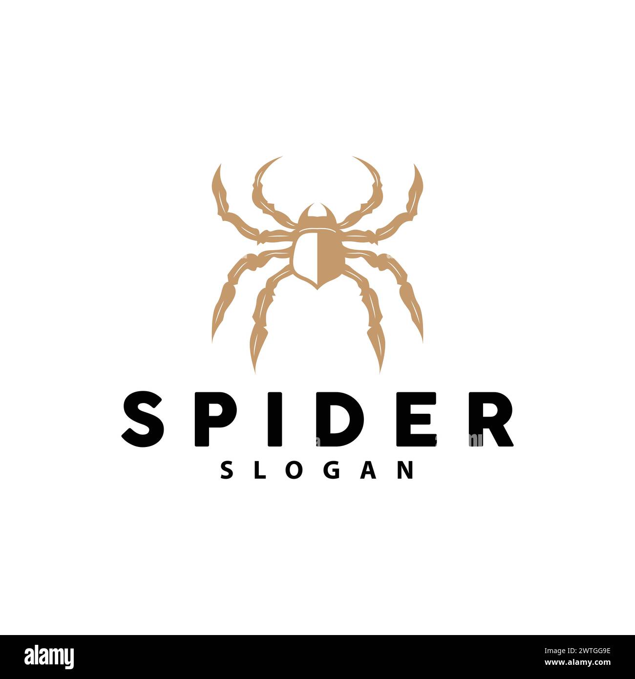 Spider Logo, Insect Animal Vector, Premium Vintage Design, Icon ...