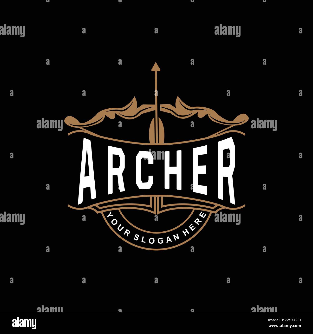 Archer Logo, Archery Arrow Vector, Elegant Simple Minimalist Design ...