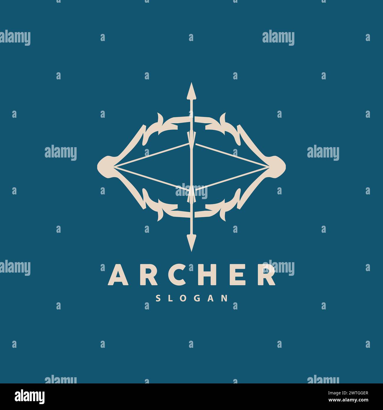 Archer Logo, Archery Arrow Vector, Elegant Simple Minimalist Design ...