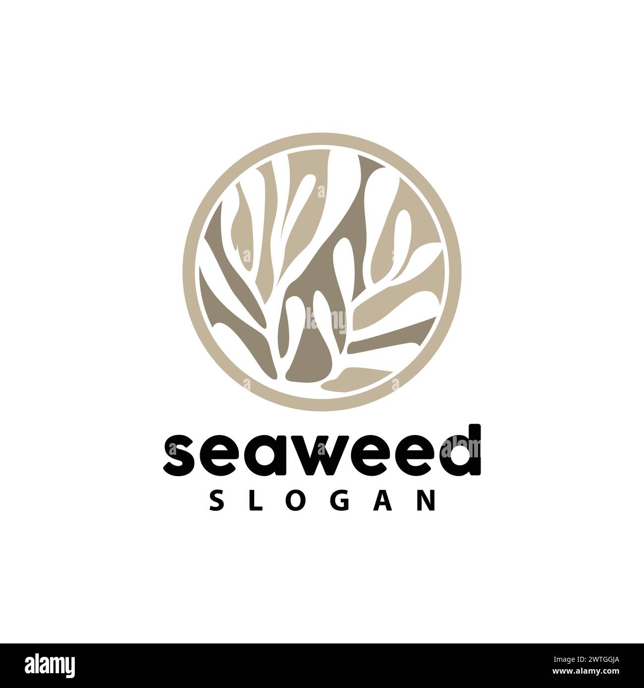 Seaweed icon hi-res stock photography and images - Alamy