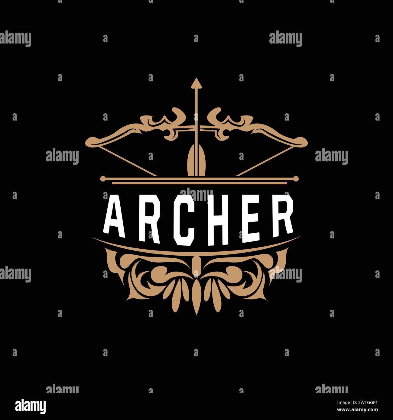 Archer Logo, Archery Arrow Vector, Elegant Simple Minimalist Design ...