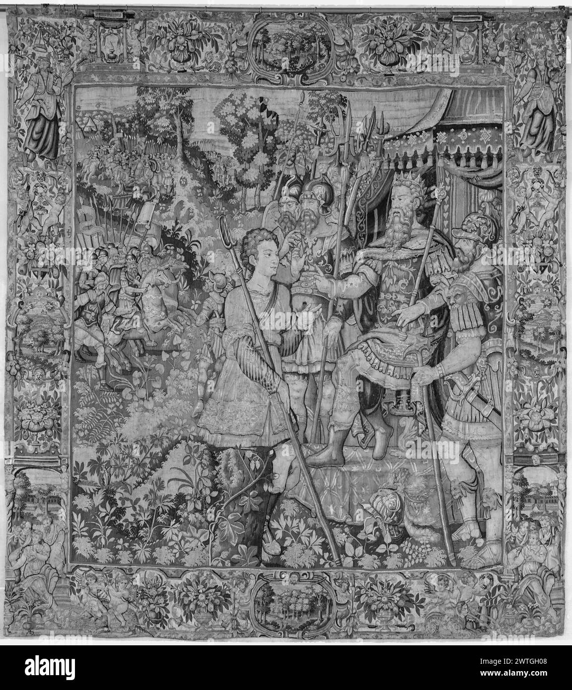 David and Goliath . unknown c. 1600-1625 Tapestry Dimensions: H 8'10" x ...