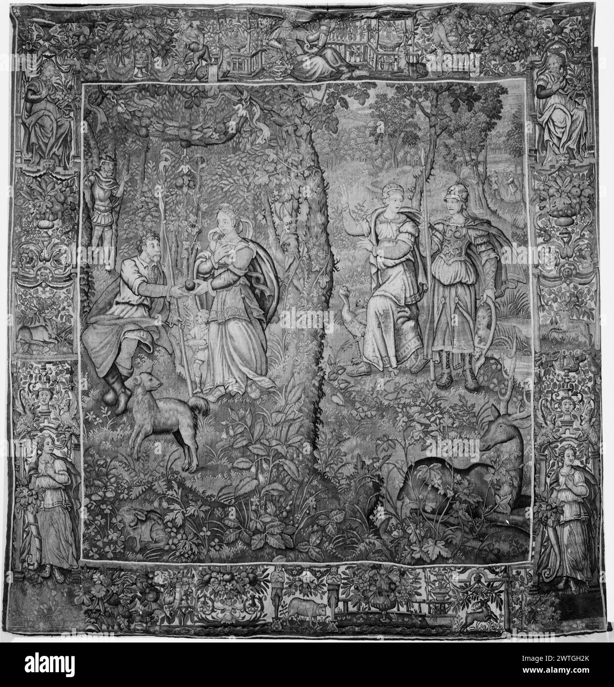 Apple border Black and White Stock Photos & Images - Alamy