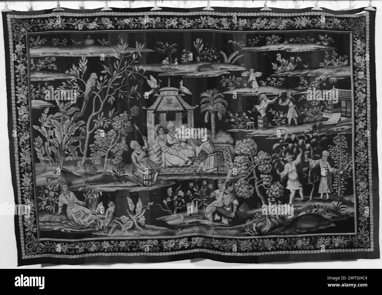 scene. Vanderbank, John (British, act.1689-1727) (workshop) [weaver] c ...