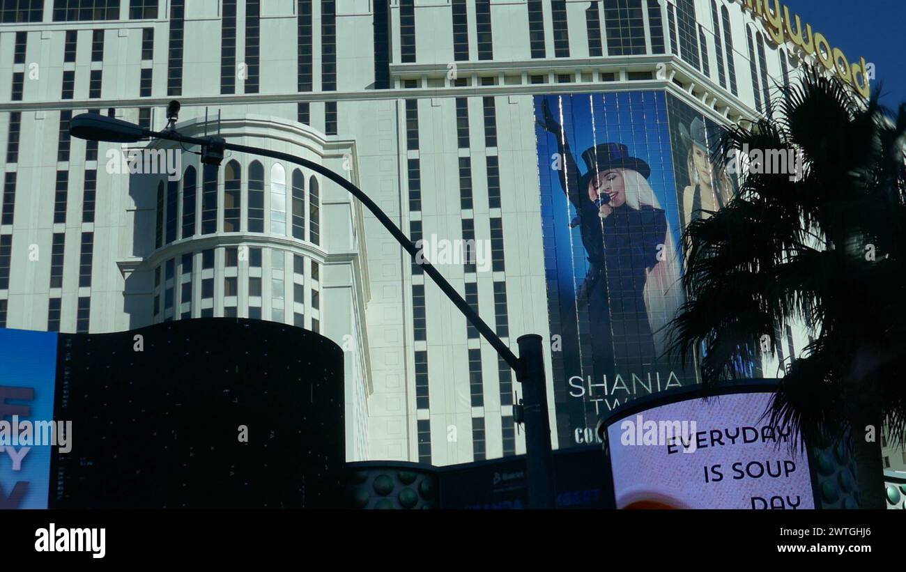 Las Vegas, Nevada, USA 8th March 2024 Shania Twain Come on Over ...