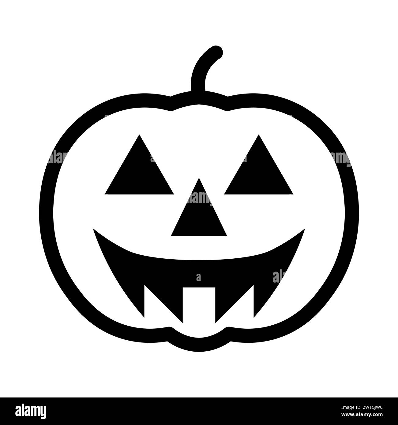 Jack o lantern clipart Black and White Stock Photos & Images - Alamy