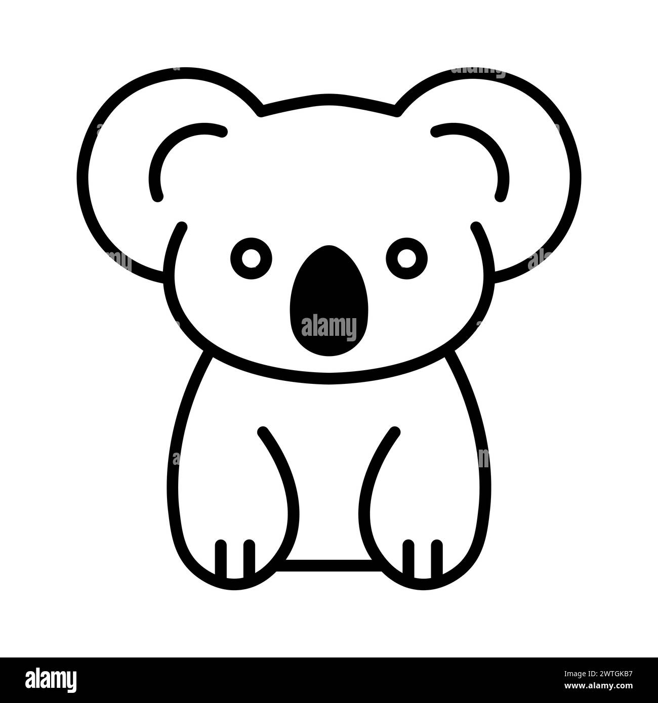 Minimalist black white macro Stock Vector Images - Alamy