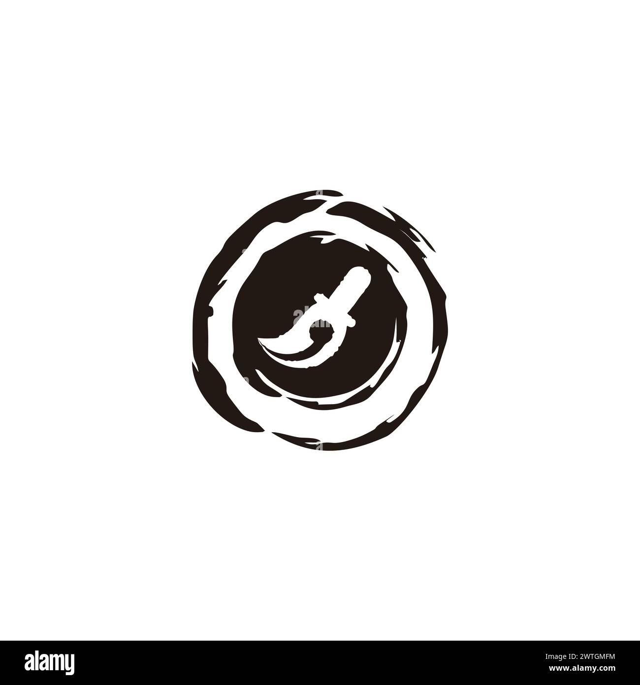 Pen border brush Stock Vector Images - Alamy