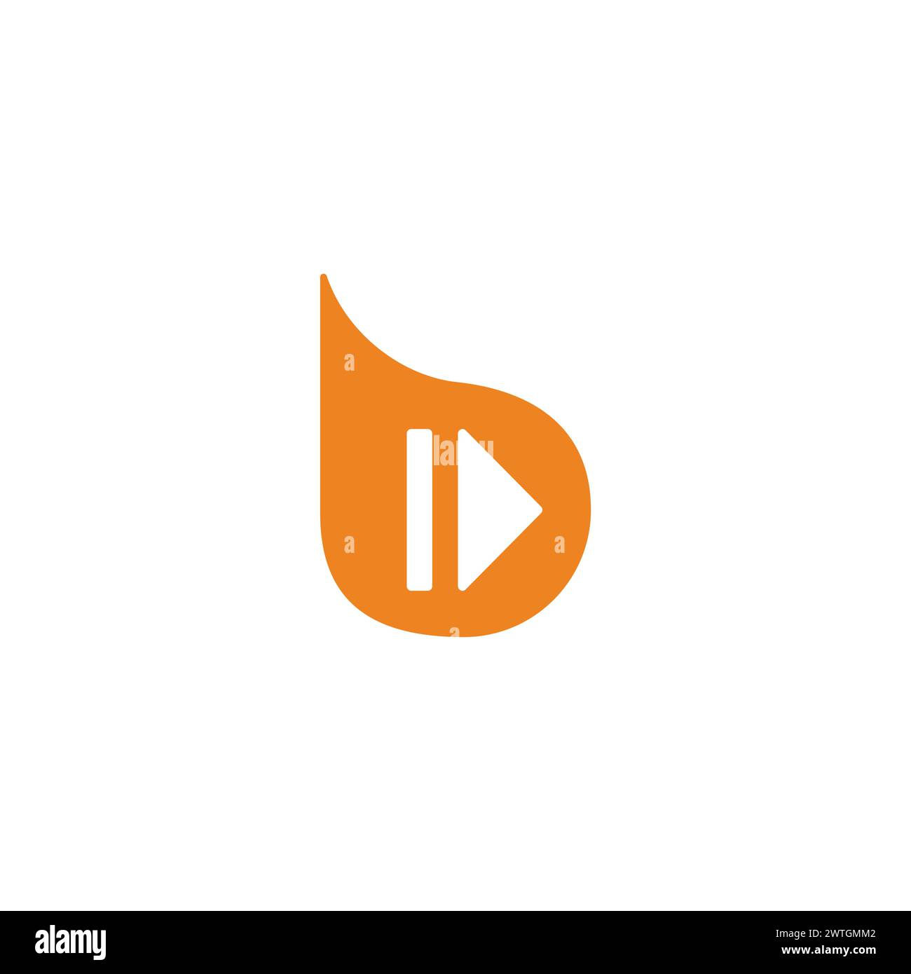 letter b next arrow simple logo vector Stock Vector Image & Art - Alamy