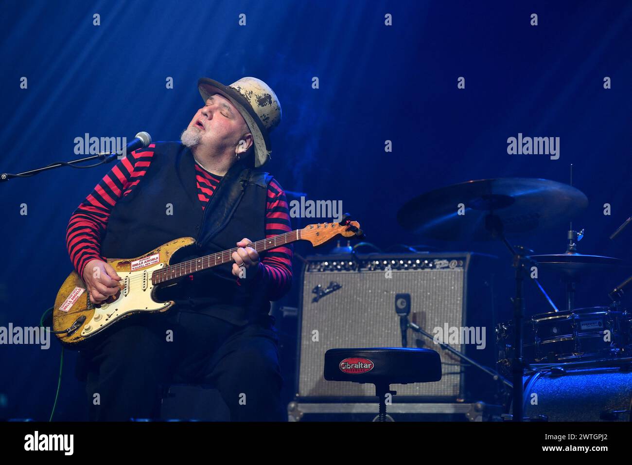 Paris, France. 17th Mar, 2024. Popa Chubby performs at the l'Olympia in ...