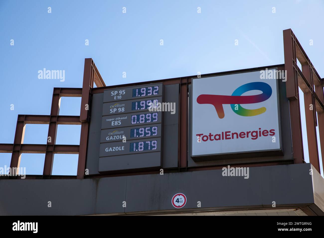 Bordeaux , France - 03 12 2024 : Totalenergies brand text company logo ...