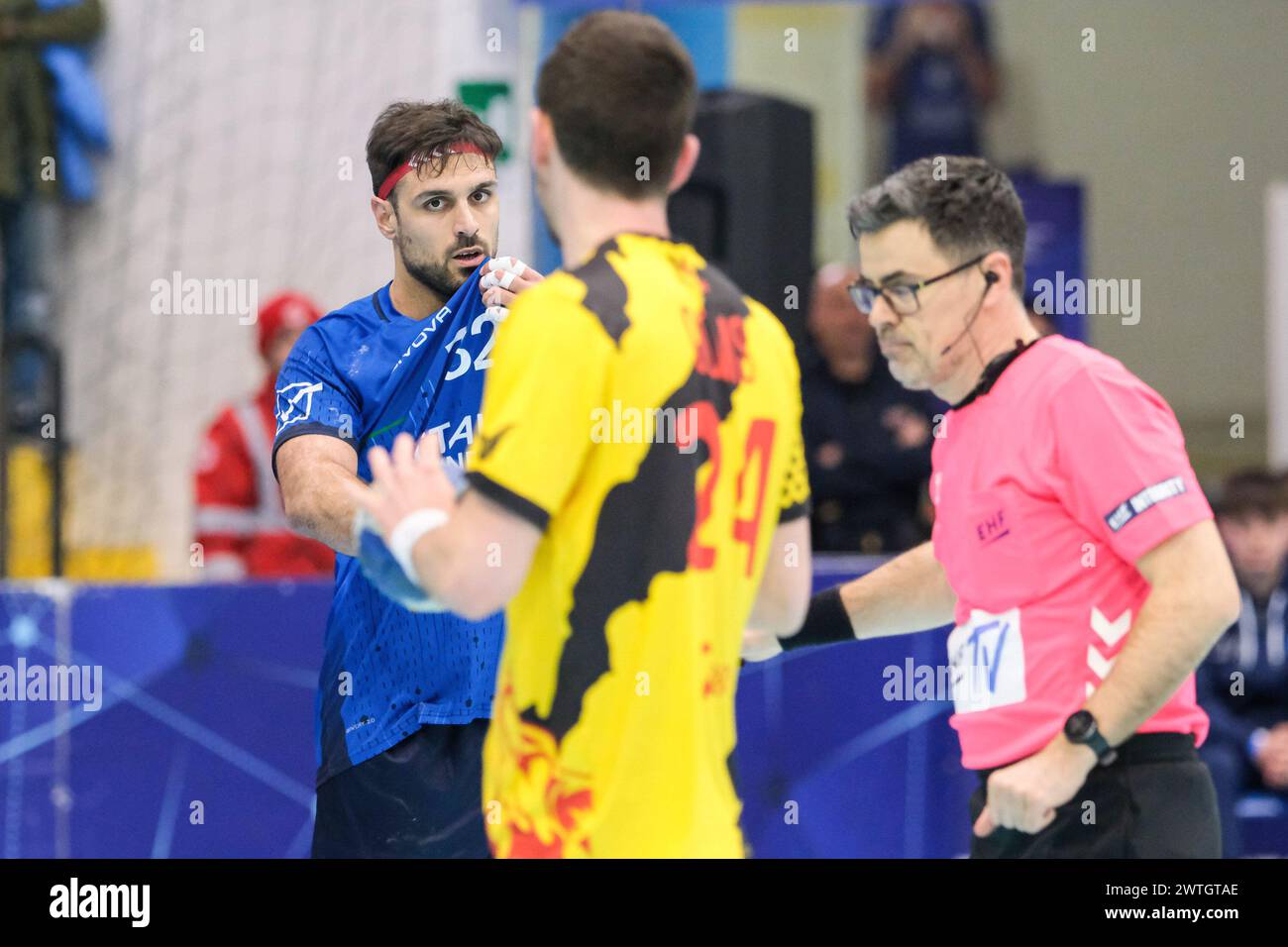 Pescara, Italy. 17th Mar, 2024. Andrea Parisini of Italy seen during ...