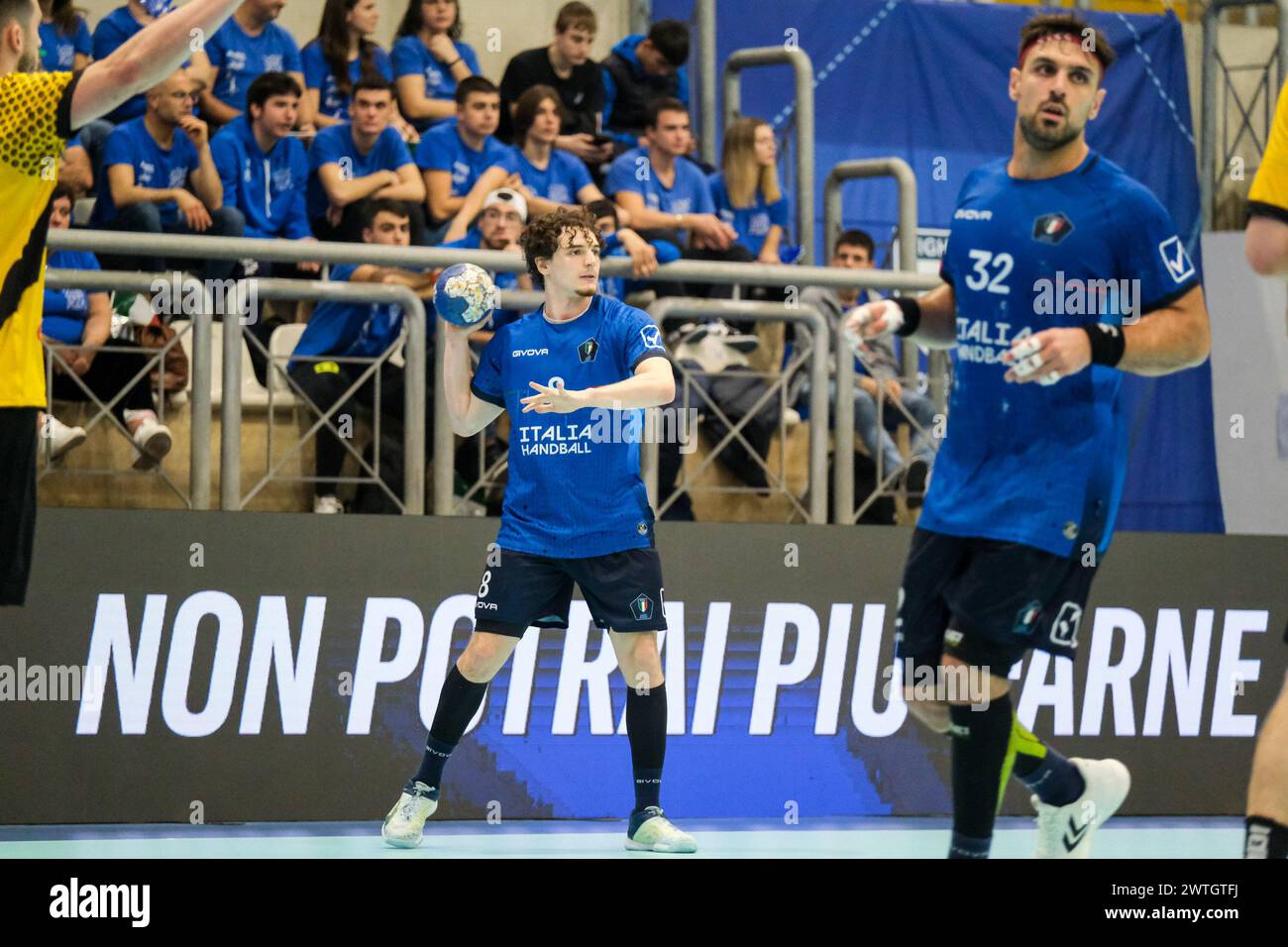 Pescara, Italy. 17th Mar, 2024. Giacomo Savini of Italy in action ...
