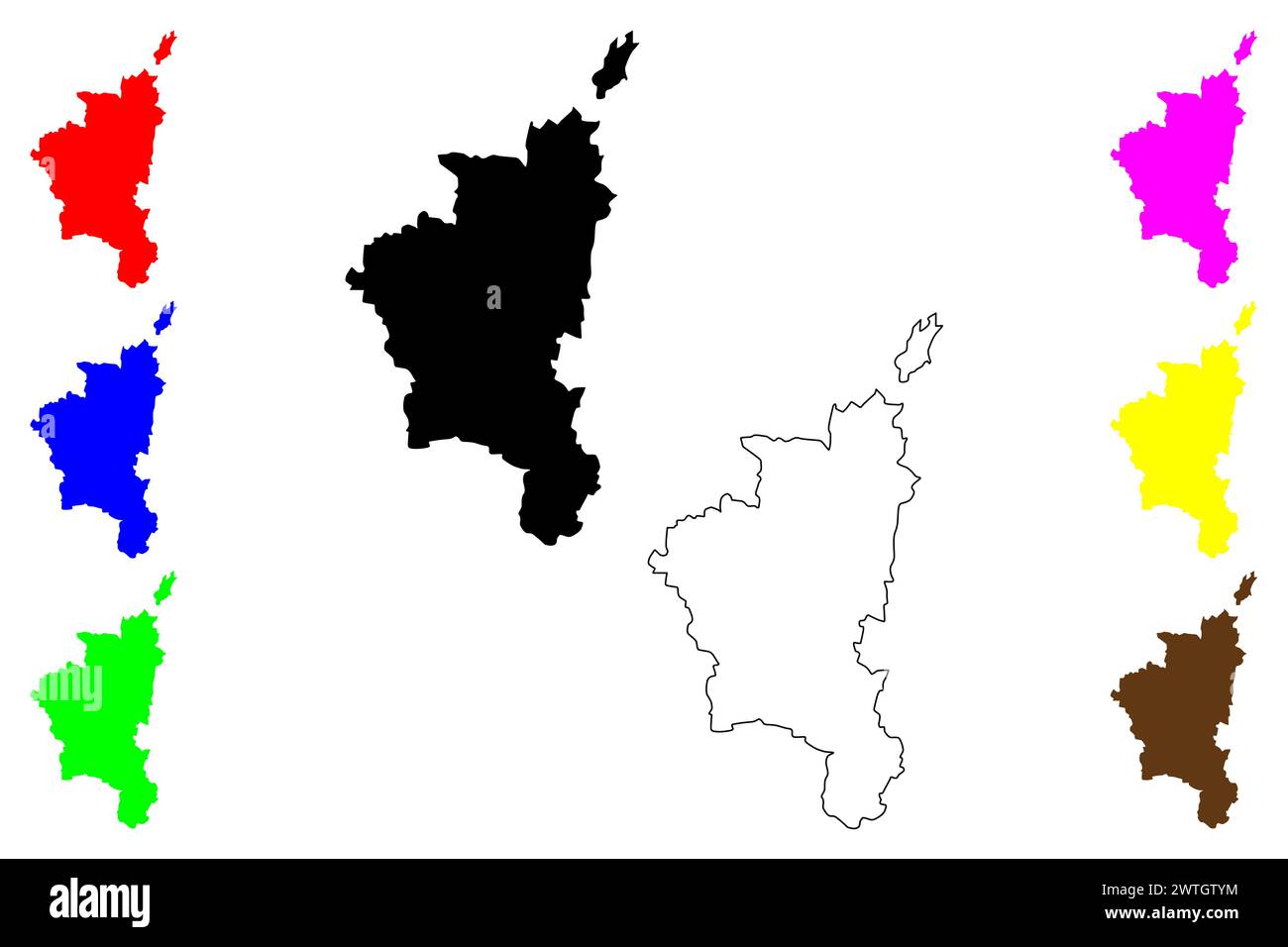 Map of huaibei hi-res stock photography and images - Alamy