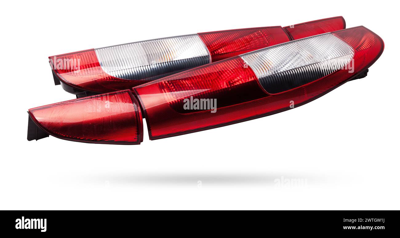 A pair of headlights of a stop signal for a German auto - optical ...
