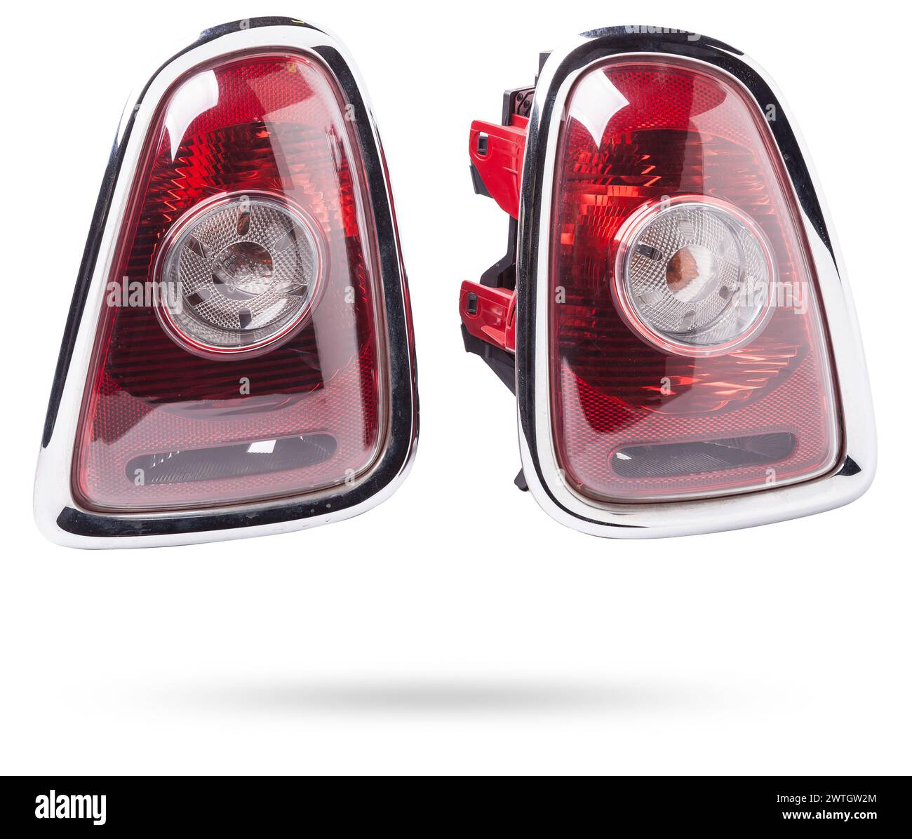 A pair of headlights of a stop signal for a German auto - optical ...