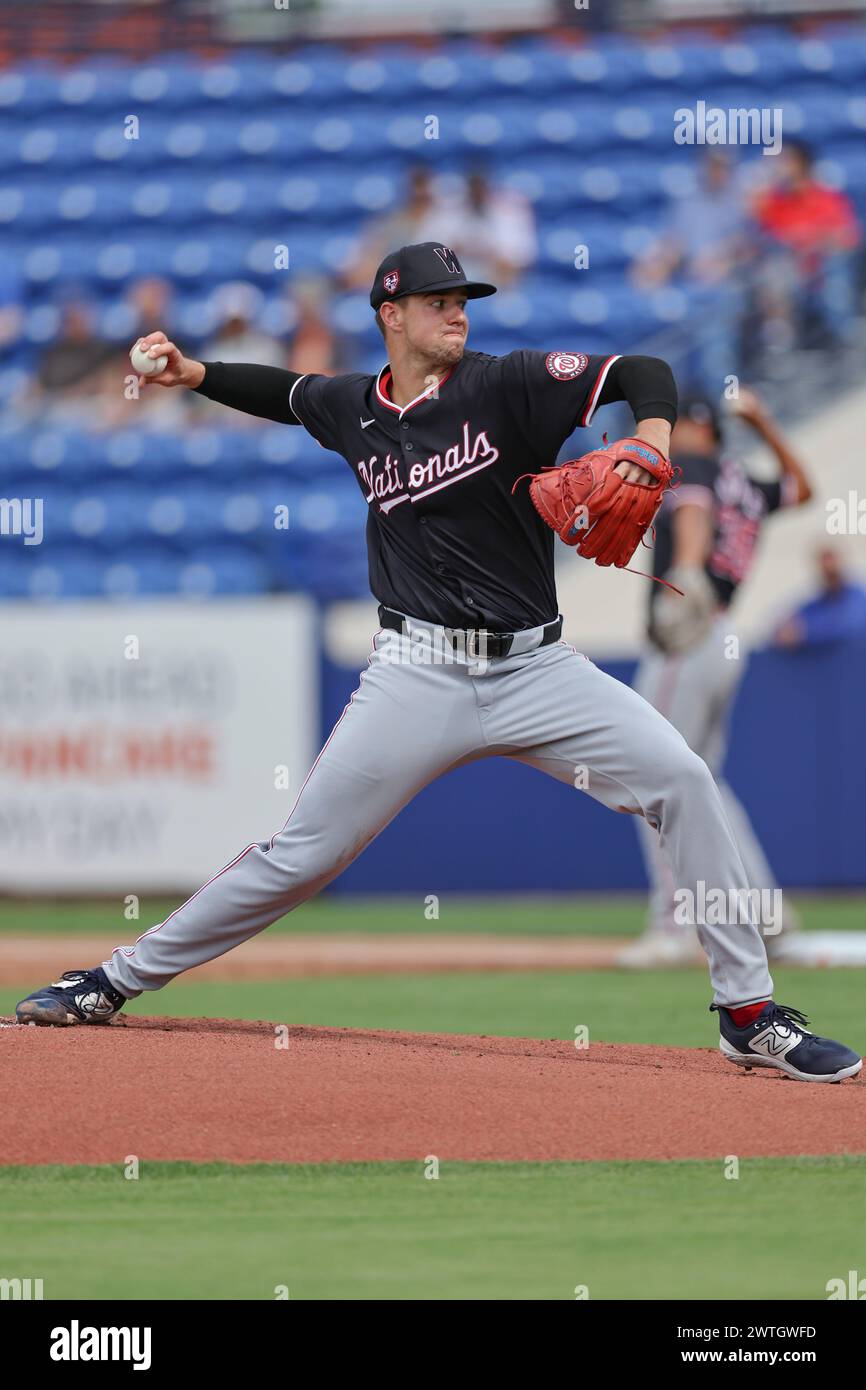Port St Lucie, FL: Washington Nationals starting pitcher Jackson ...