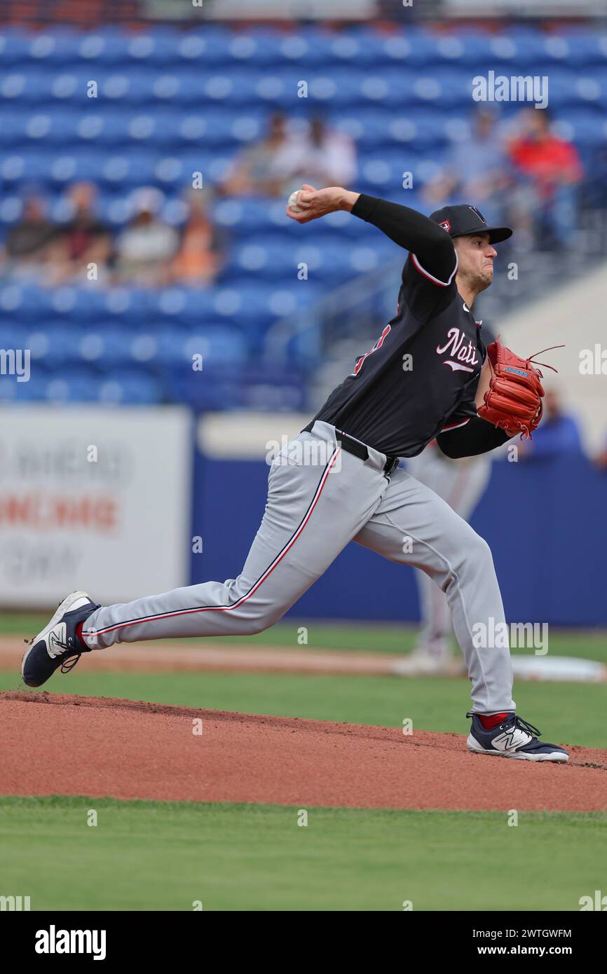Port St Lucie, FL: Washington Nationals starting pitcher Jackson ...